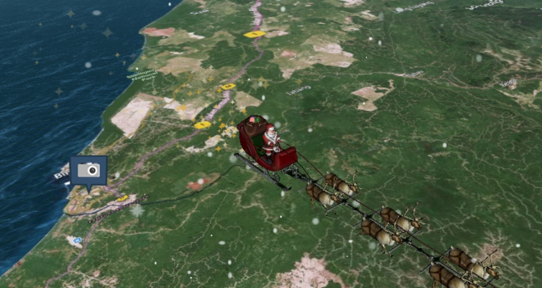¿Dónde está Papá Noel?: en vivo su recorrido alrededor del mundo ...