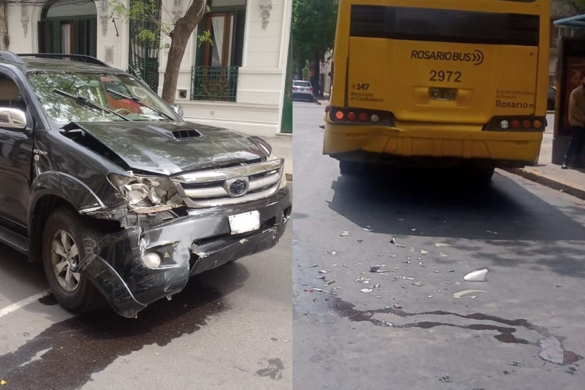 Chocó a un colectivo en macrocentro y trató de huir corriendo – Rosario ...